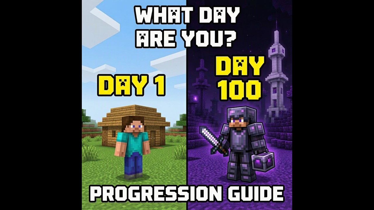 What Day Are YOU? (Minecraft Progression Guide)
