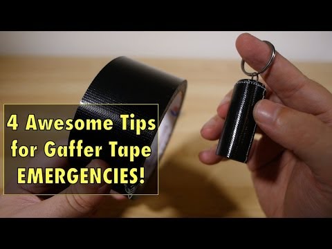 4 Great Tips for Gaffer Tape Emergencies!