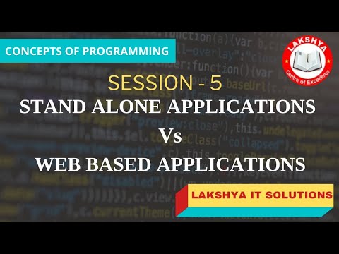 Stand Alone v/s Web Based Applications | Concepts of Programming | Learn in Hindi by Ankit Gupta