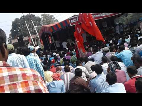 apspdcl contract outsource employees chalo Vijayawada meeting video
