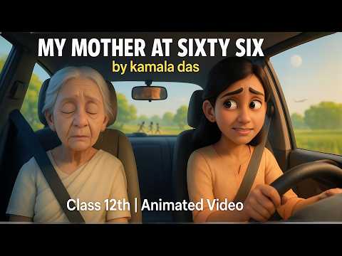 My Mother at 66 class 12 explanation in hindi animation / My mother at 66 class 12 in hindi