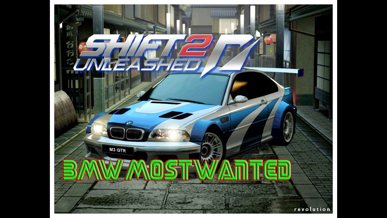 need for speed shift 2 BMW M3 GTR E46 Most Wanted Edition