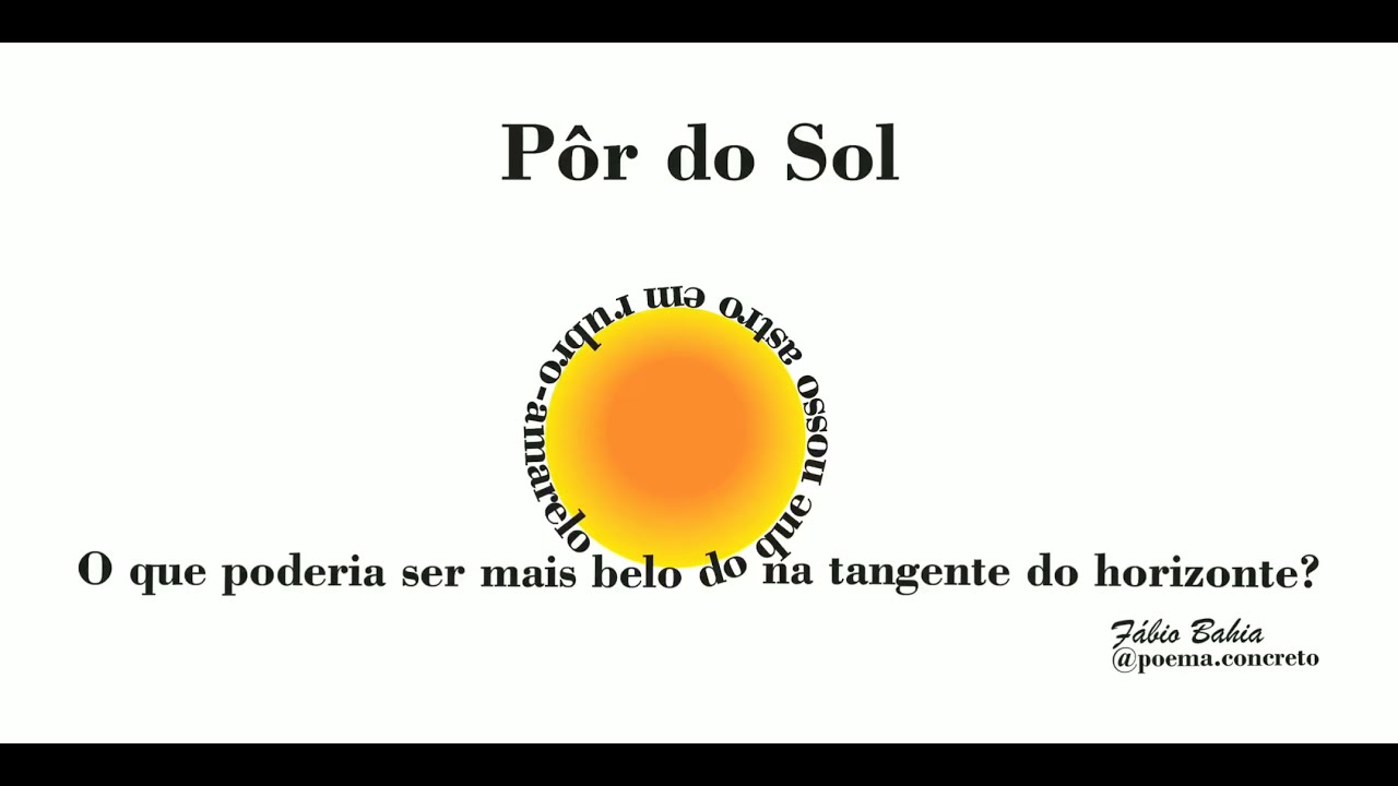 Ciberpoema - Pôr do Sol