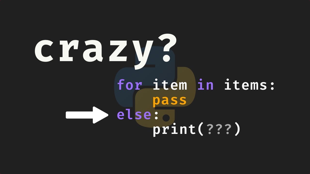 For..else is Crazy in Python