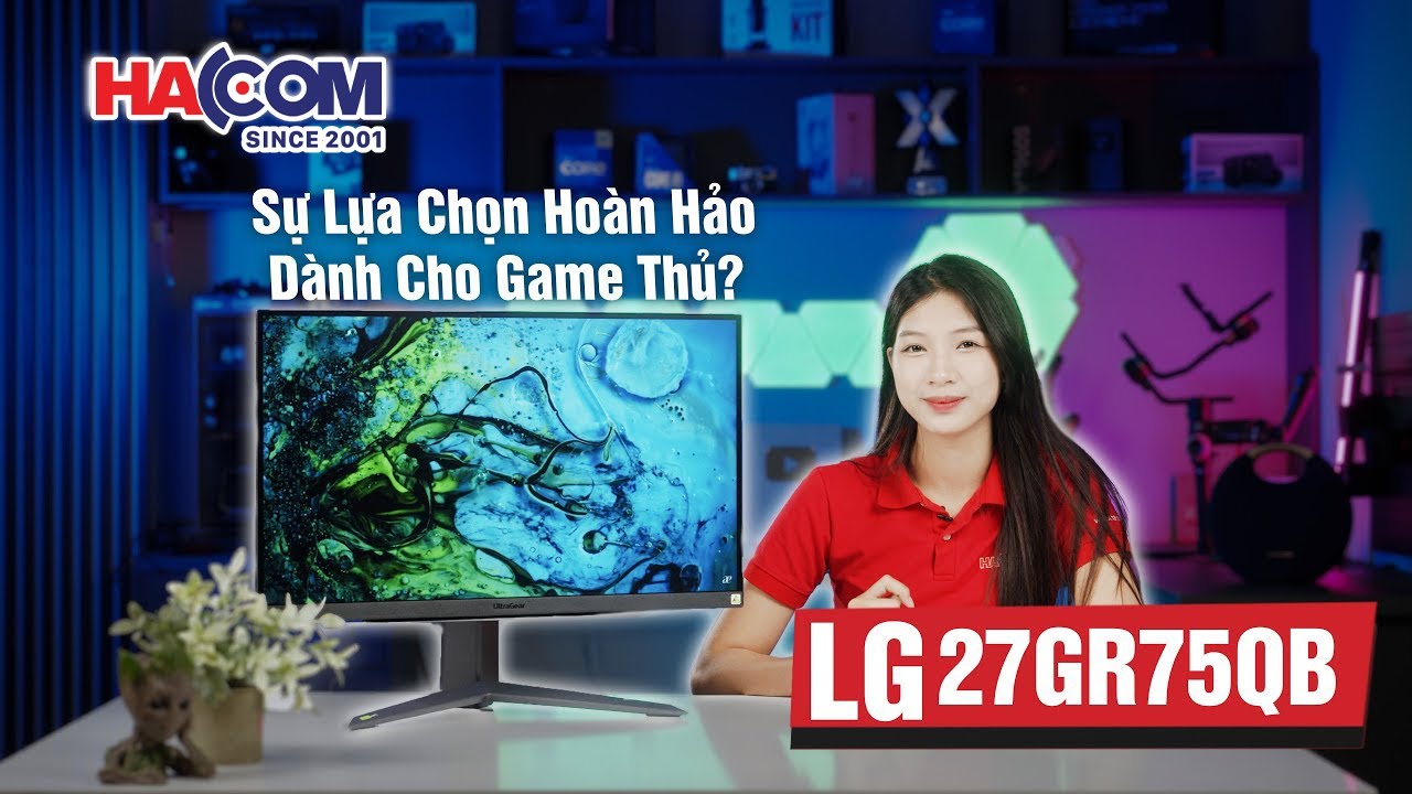 Màn hình Gaming LG 27GR75Q-B chính hãng, giá rẻ
