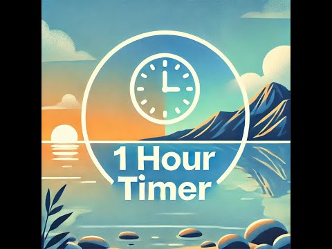 Timer 1 Hora com minutos e segundos Full HD 1080