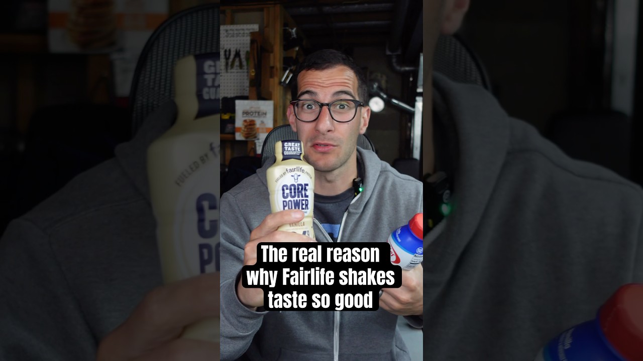 The real reason why Fairlife protein shakes taste so good… #protein #proteinshake #supplements