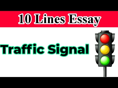 Essay on Traffic Signal in English 10 Lines | Essay on Traffic Signal | Urdu /Hindi By Essay Home