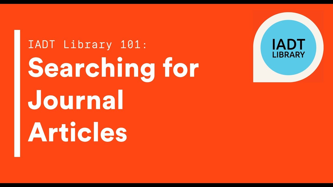 Finding online journal articles | IADT Library