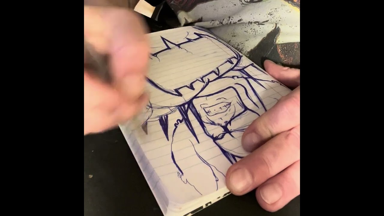 Drawing Batman - Process - WIP
