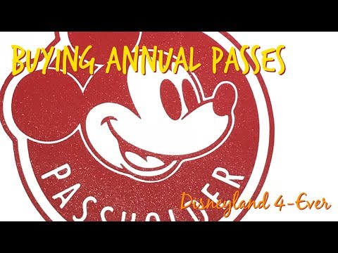 Buying Disneyland Annual Passes
