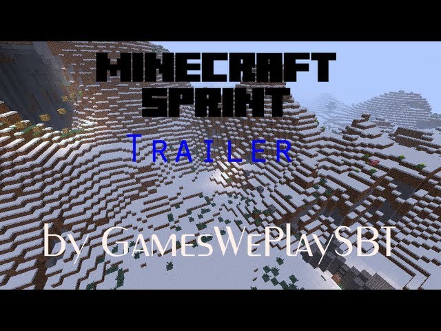 Minecraft Sprint Parcour map by GamesWePlaySBT Minecraft Map