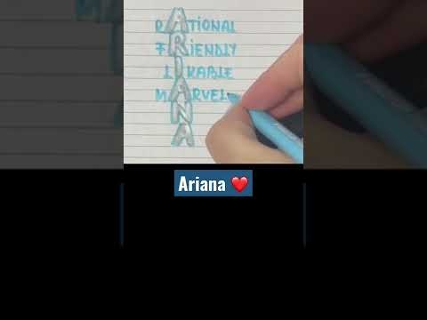 Meaning of the name ARIANA #meaning #name #ariana
