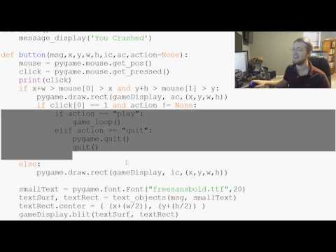 Learn Game Development in Python 3 With PyGame 15 Button Events - Mind Luster