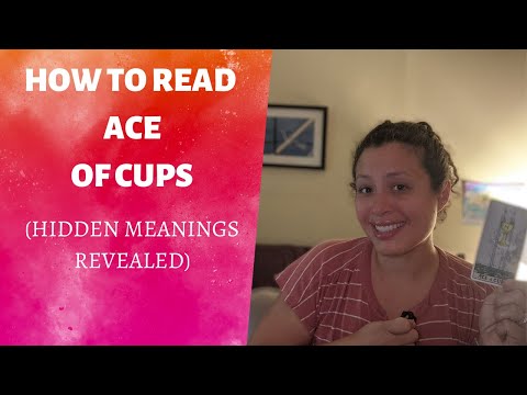 ACE OF CUPS tarot MEANING & symbolism (Includes reversed meanings & astrology)