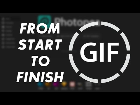 Create a GIF online in Photopea