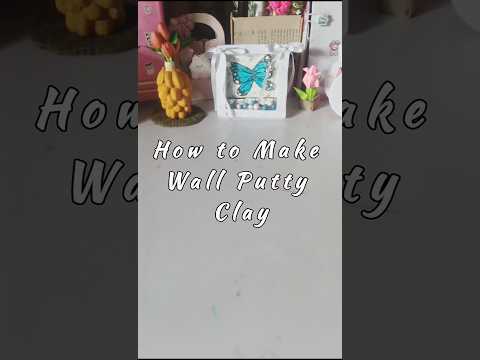 How to make Wall Putty Clay😱/handmade Clay/easiest way to make clay||#diy #easy #make #clay