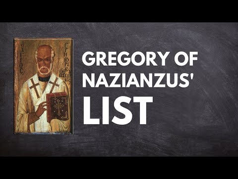 Gregory of Nazianzus' List Did he reject the Deuterocanon?