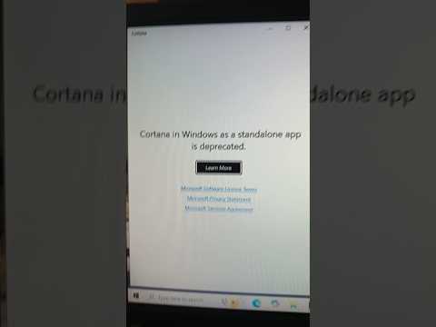 #Window+C #cortana# window #as #a #standalone #app #is# deprecated#