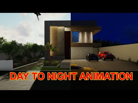 Day To Night Time Lapse Animation in Lumion in Hindi Urdu