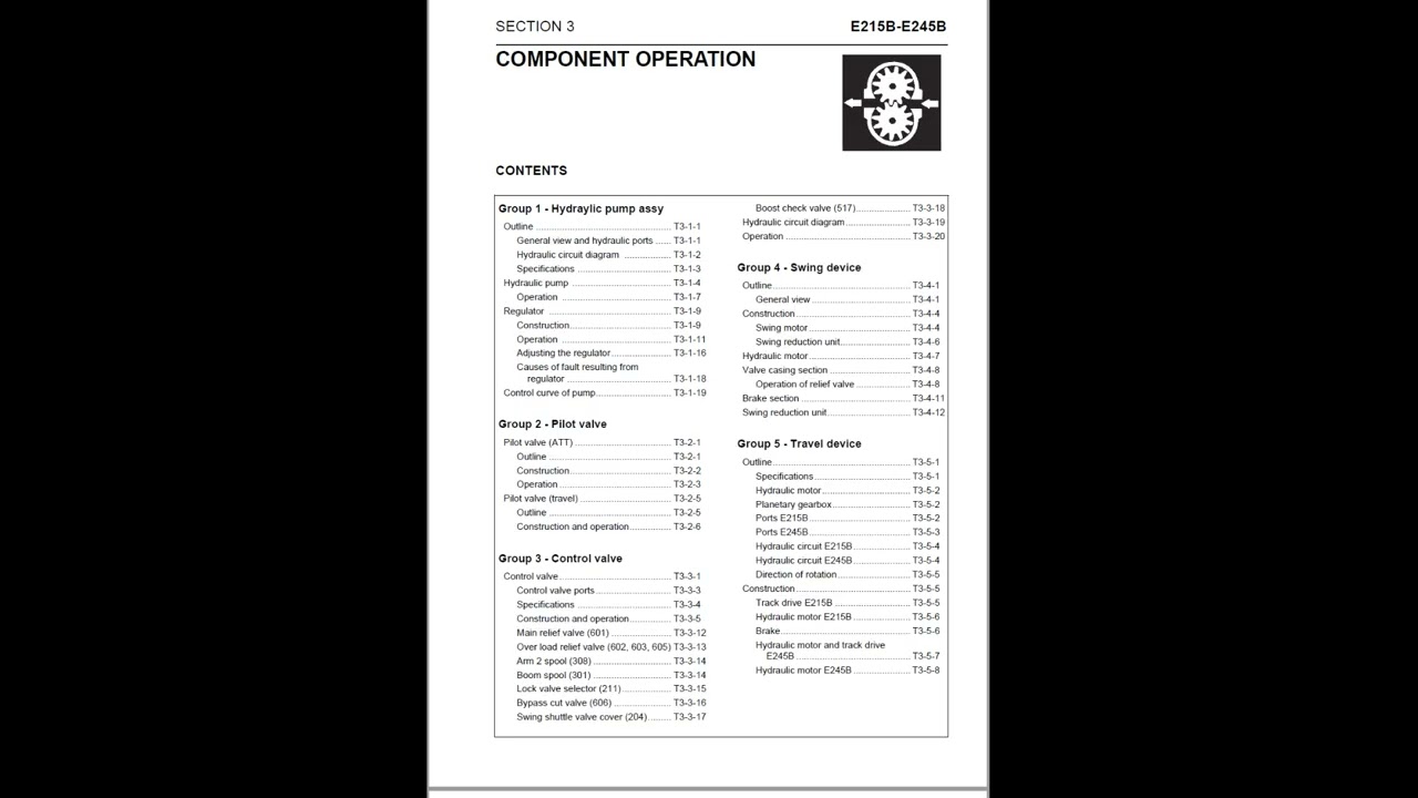 New Holland E245B Service manual