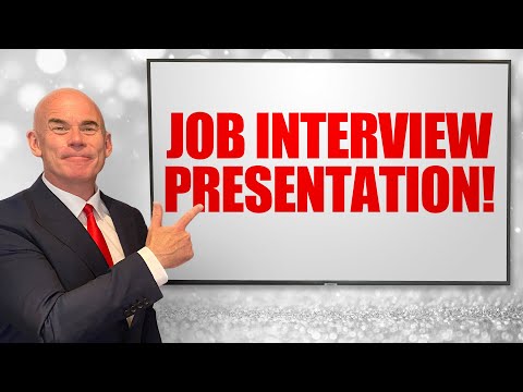 JOB INTERVIEW PRESENTATION! (How To Give A Brilliant Presentation In An INTERVIEW) EXAMPLE INCLUDED!