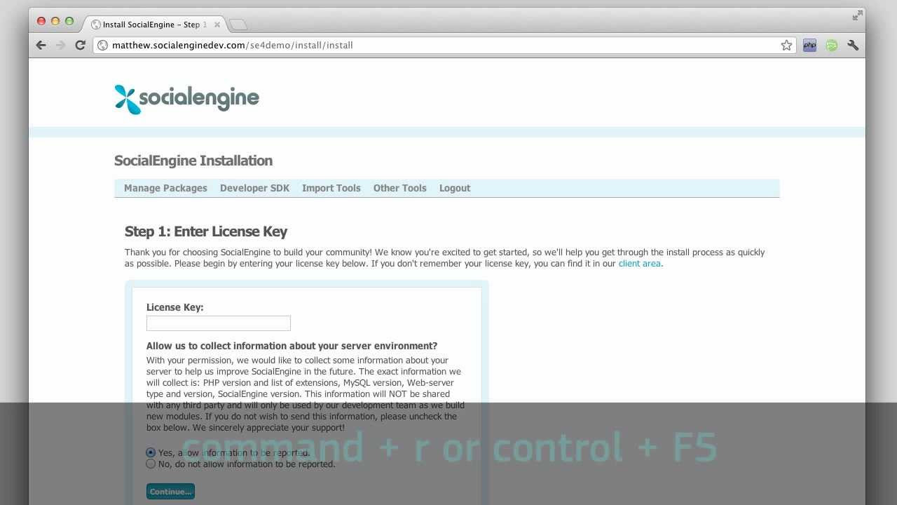 SocialEngine Installation Tutorial