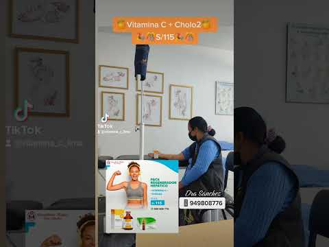 馃崐 Vitamina C + cholo2馃崐S/115 馃摫949808776 #vitaminaC #vitaminacendovenosa #higado #vesicula #litiasis