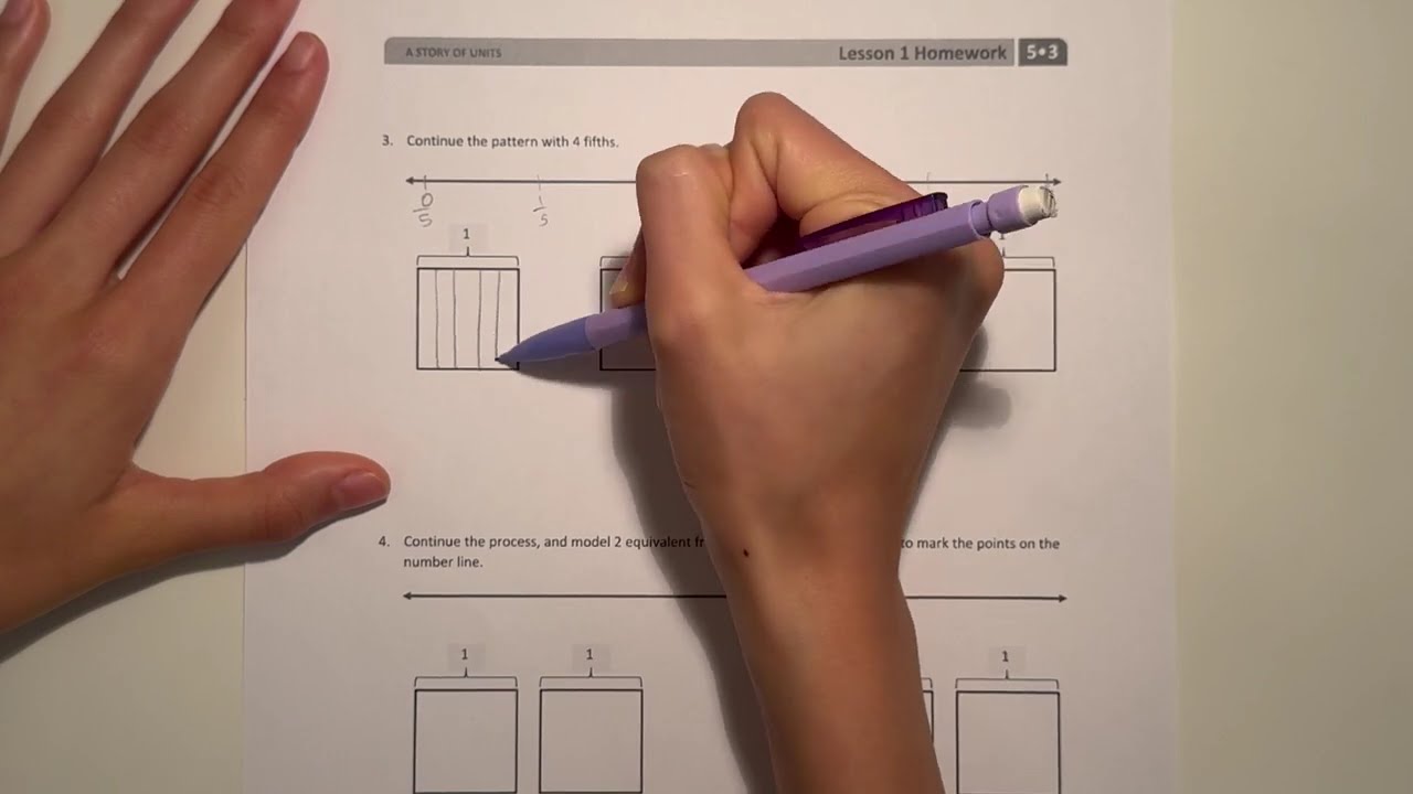Eureka Math Grade 5 Module 3 Lesson 1 Homework (Succeed) | Math With Aubrey