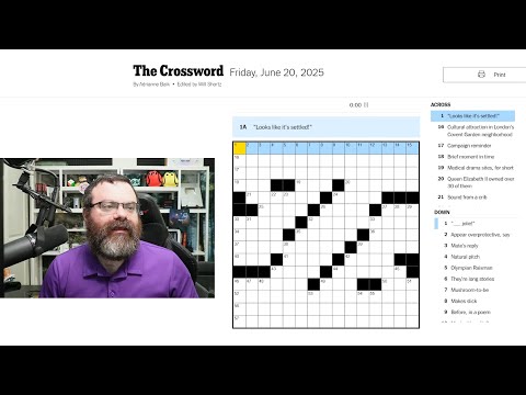 Learning Crossword Week 57 | NYT Crossword Friday June 20th, 2025