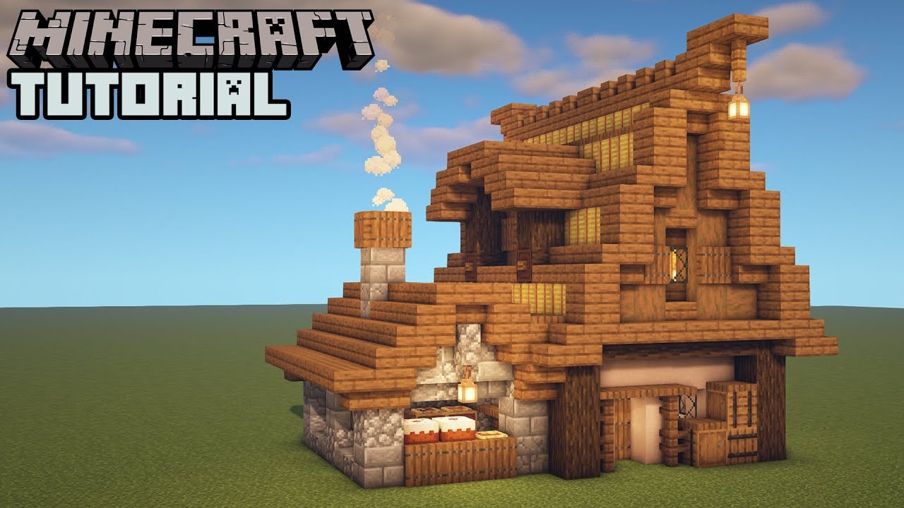 How to Build a Bakery / Baker's House - Minecraft Tutorial