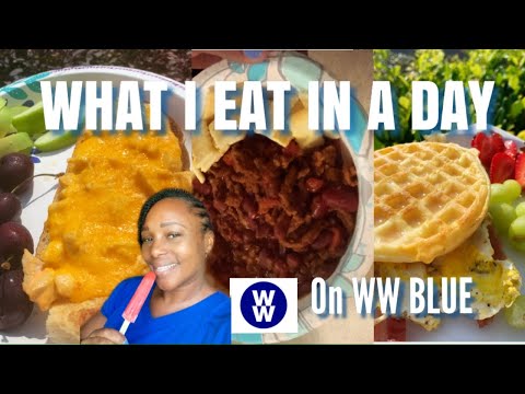 What I eat in a day to lose weight WW blue