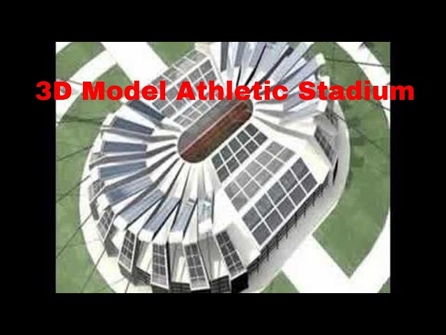 Athletic Stadium 3D Model - FlatPyramid