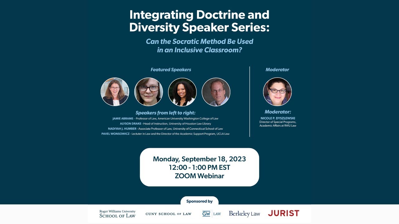 Integrating Doctrine and Diversity Speaker Series - September 18, 2023
