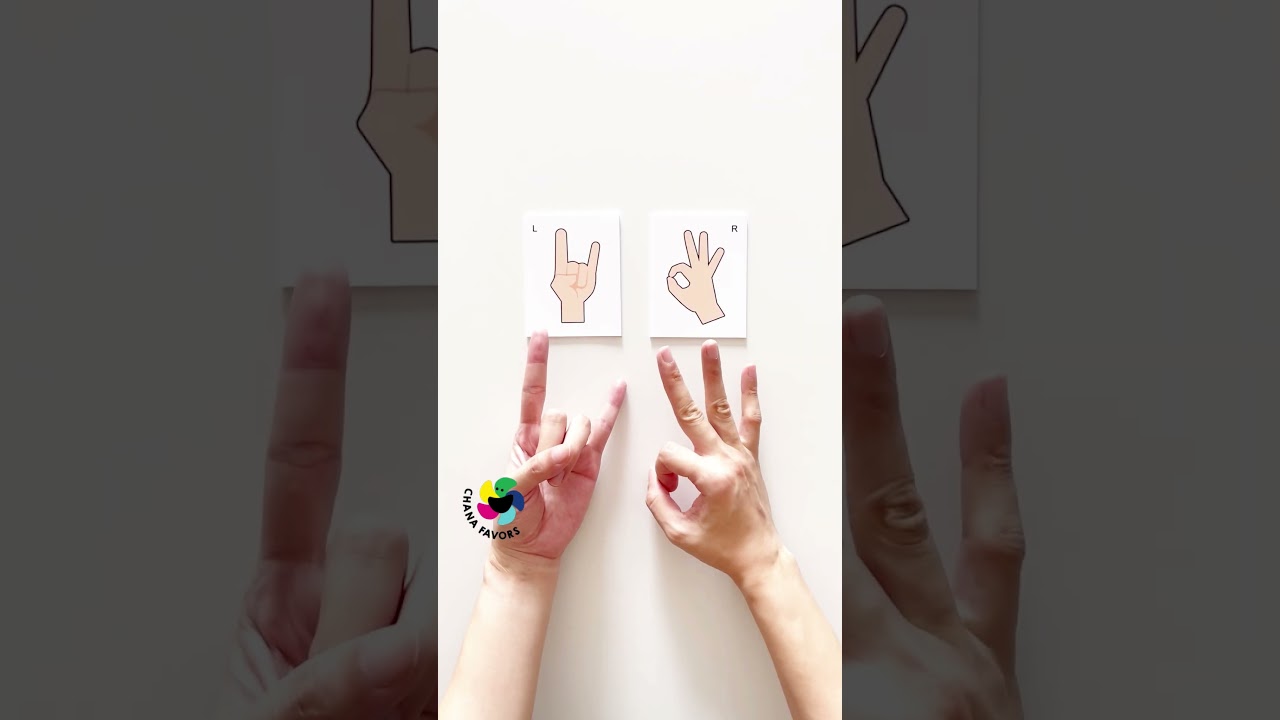 Finger Folds Printable #chanafavors