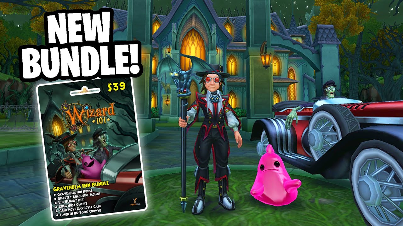 Wizard101: NEW Darkmoor Bundle!! - Graveholm Inn Bundle