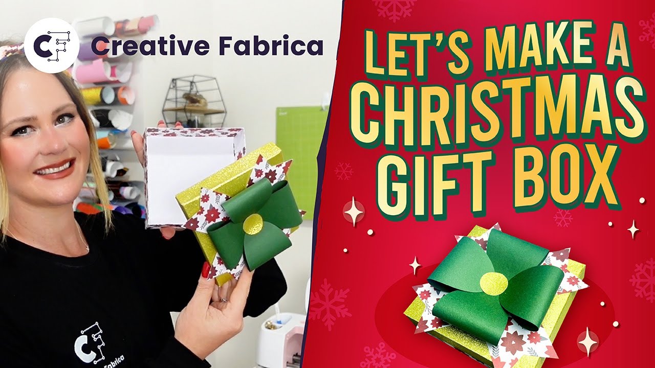 Let's Make A Christmas Gift Box | Crafting An Easy Festive Holiday Box 🎁