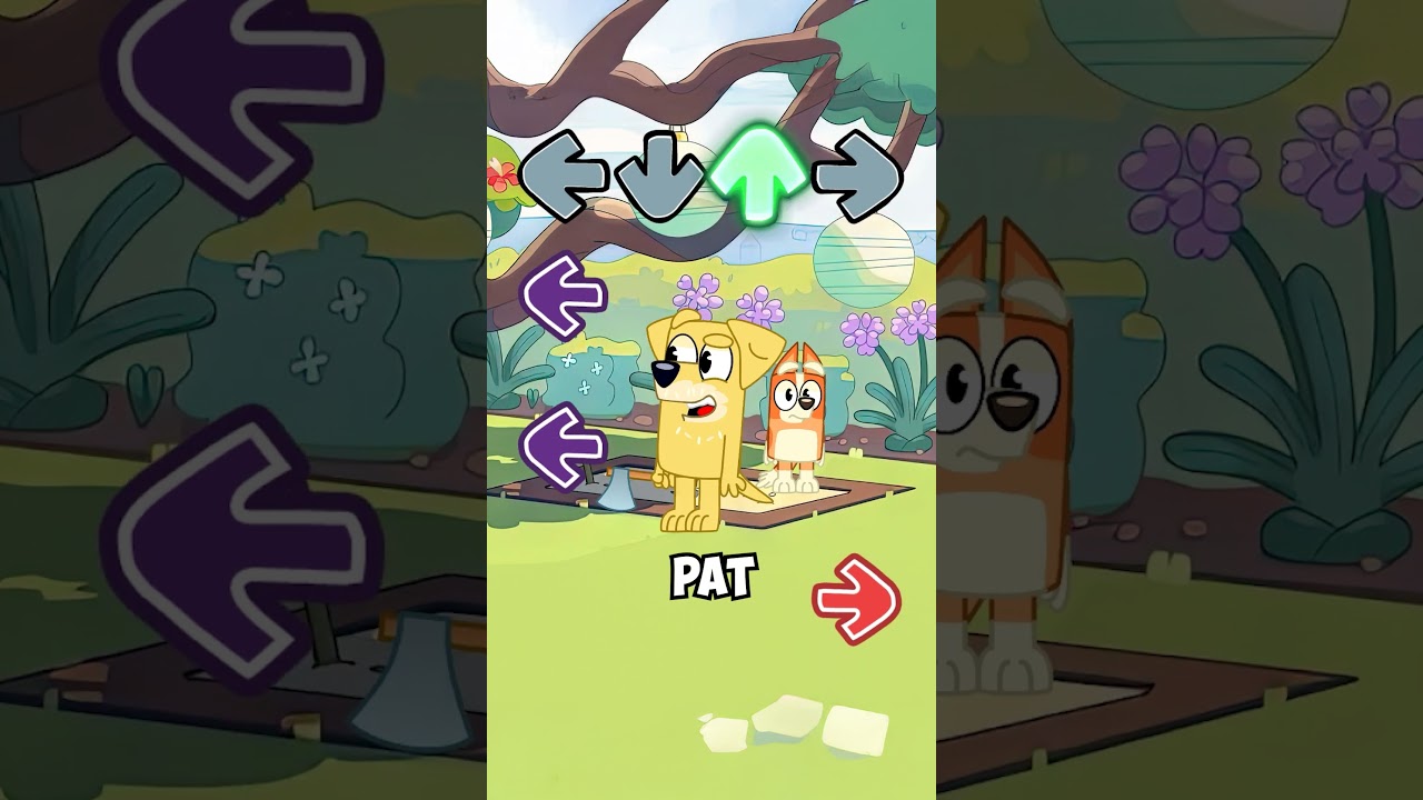 bluey engine vs og bluey's family - fnf can can
