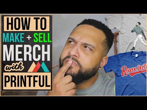 How To Sell & Design Your Own T-Shirts & Merchandise Online (Printful Review 2019)