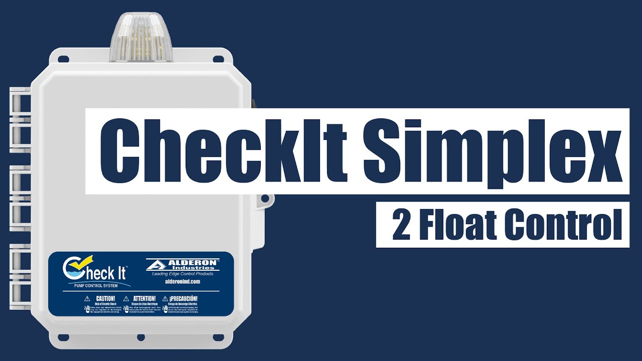 Check It Simplex Control Panel: Two Float Control
