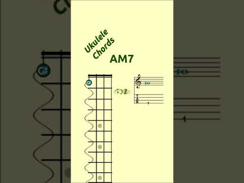 UKULELE Chords | SEVENTH Chords | AM7 | MAJOR Seventh Chord