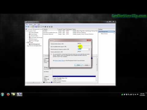 How To Partition Your Hard Drive In Windows 7