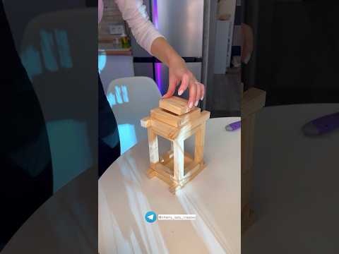 Dollar tree DIY Jenga Block Crafts 💡 #shorts #diycrafts #tutorial #homedecor #easycraft #diy