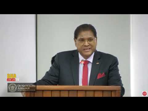 VIDEO: President Chan Santokhi over kwestie EBS - DNA 22 aug 2022 ...