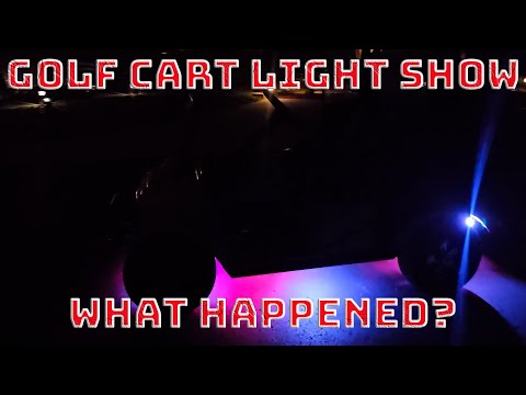 10LOL Golf Cart Under Glow Lights Install On Club Car DS