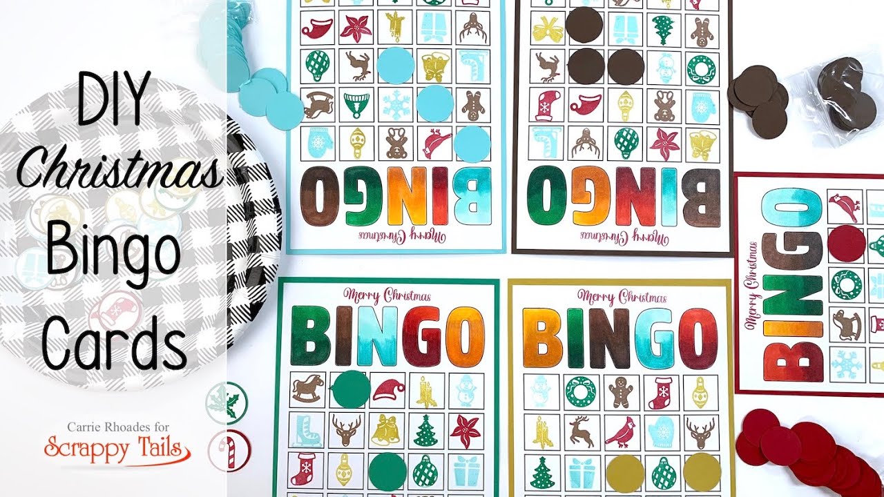 DIY Christmas Bingo Cards