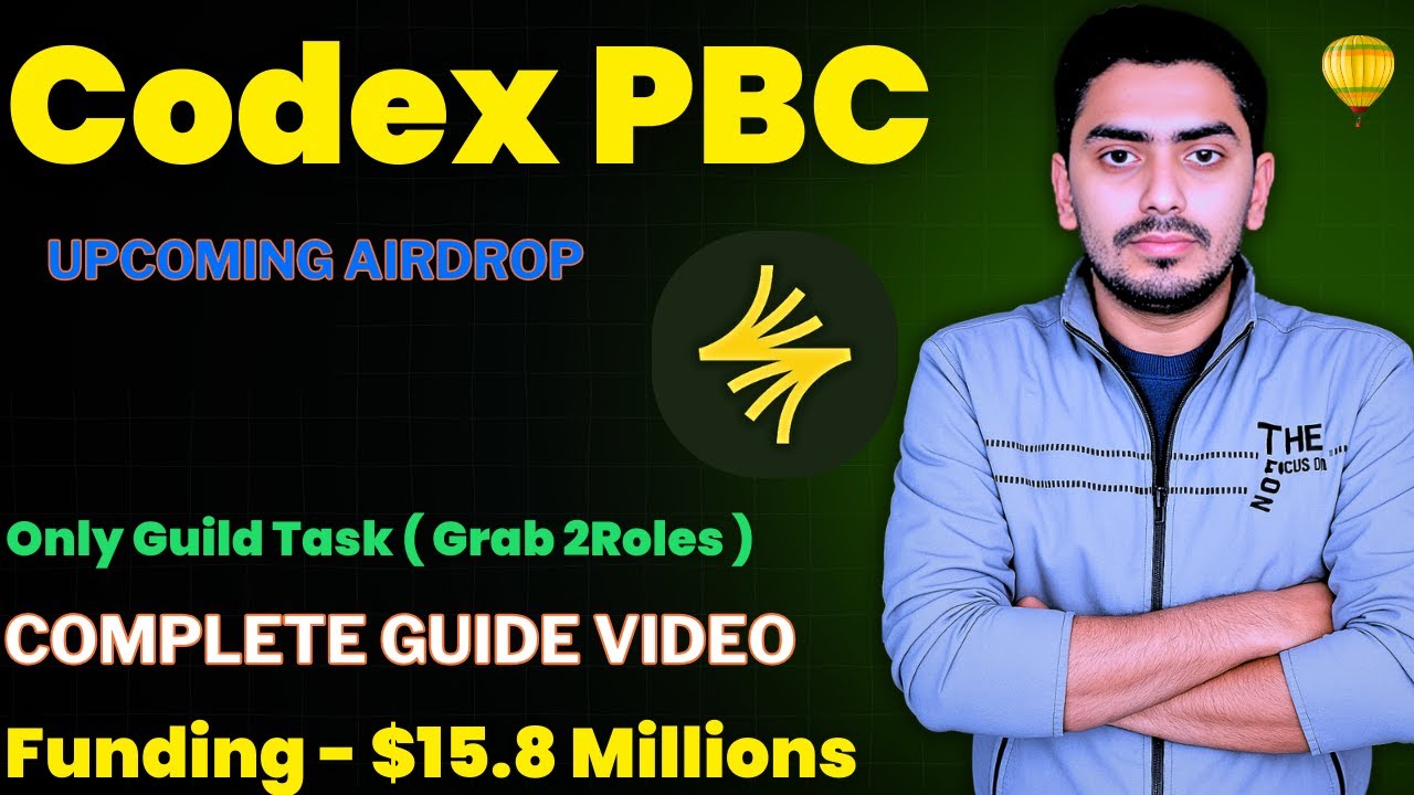 Codex Airdrop Guide | Guild Tasks LIVE | Early Users Don’t Miss This! | Codex PBC Airdrop 🪂🪂