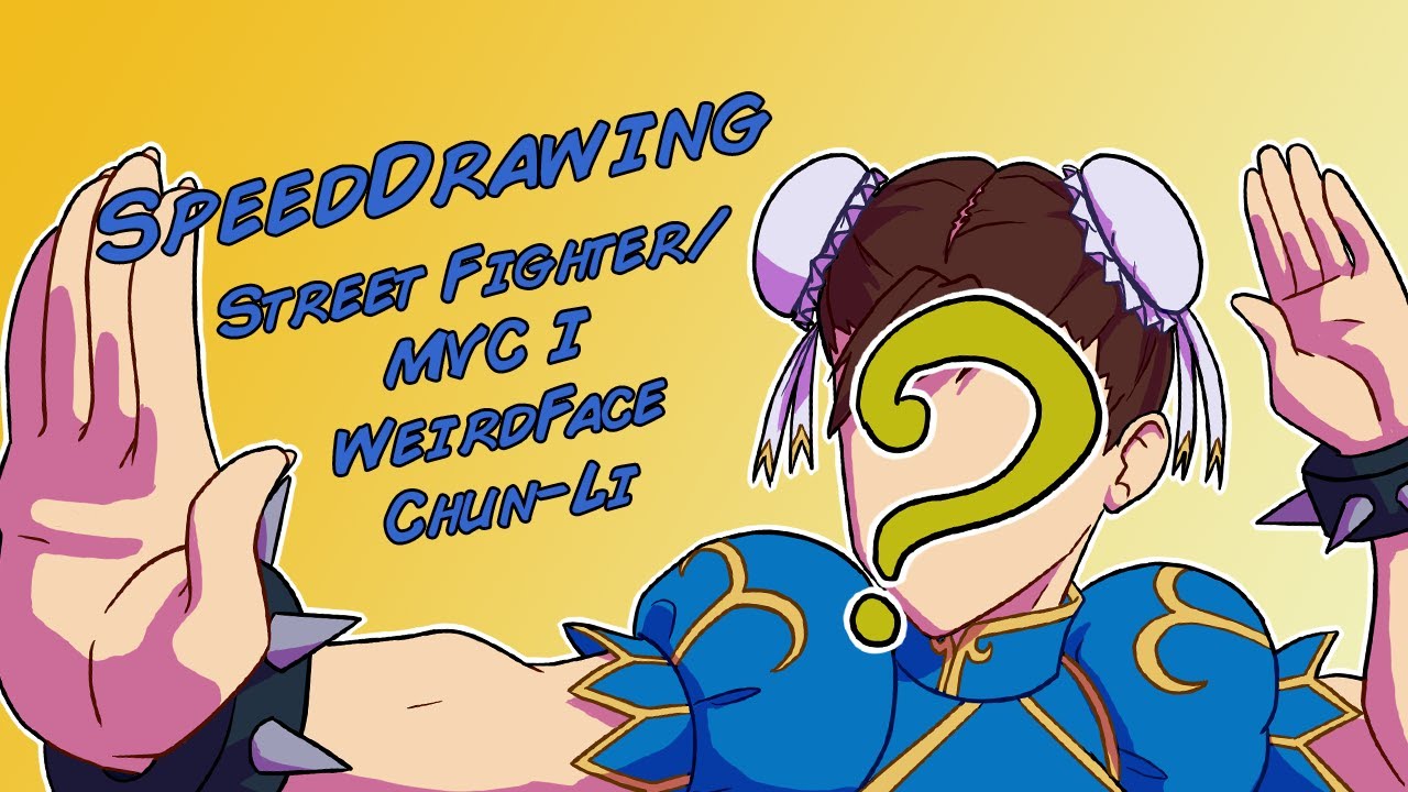 Weirdface Chun-Li - MVC I - Speed Drawing w/ Commentary