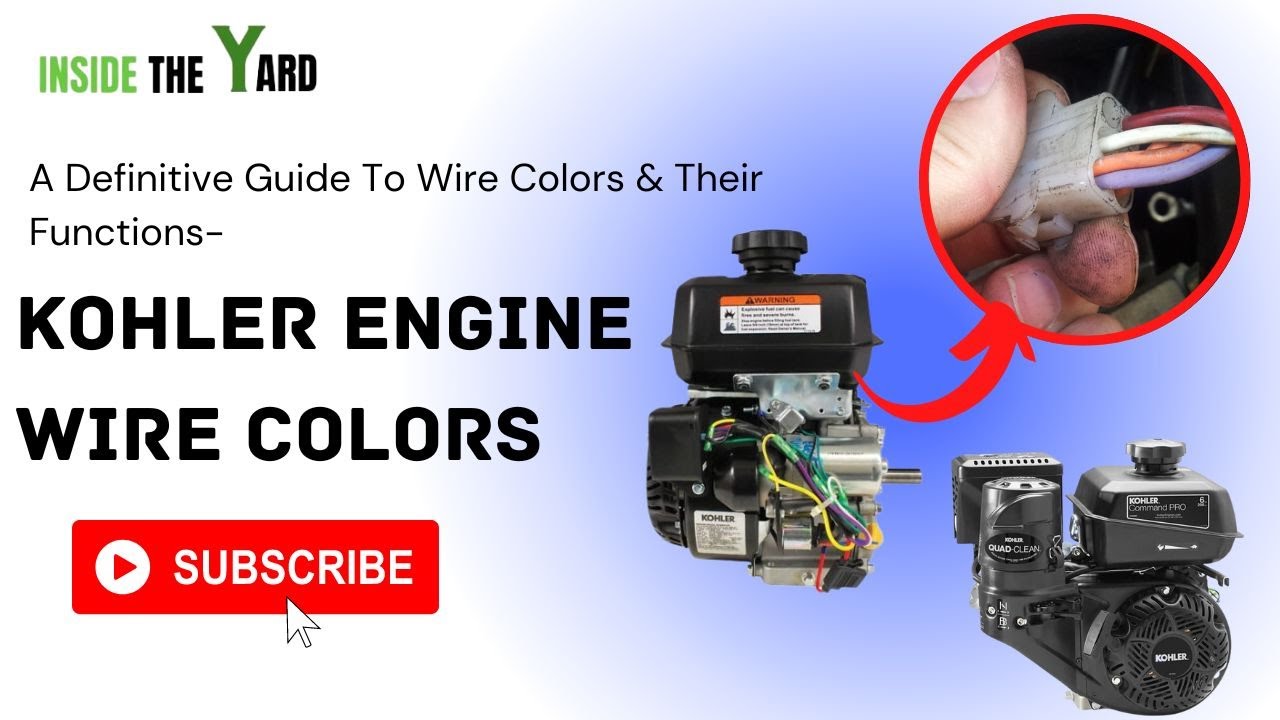 Kohler Engine Wire Colors - A To Z Details
