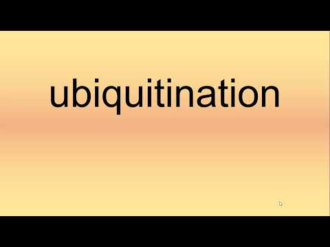 Ubiquitination Pronunciation | How to Say | How to Pronounce
